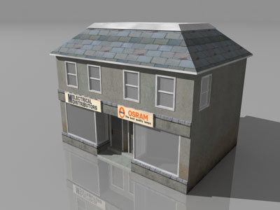 free small shops 3d model