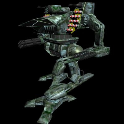 free mechwarrior werewolf mech 3d model