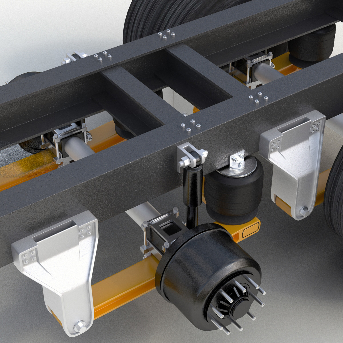 classic suspension 3d model