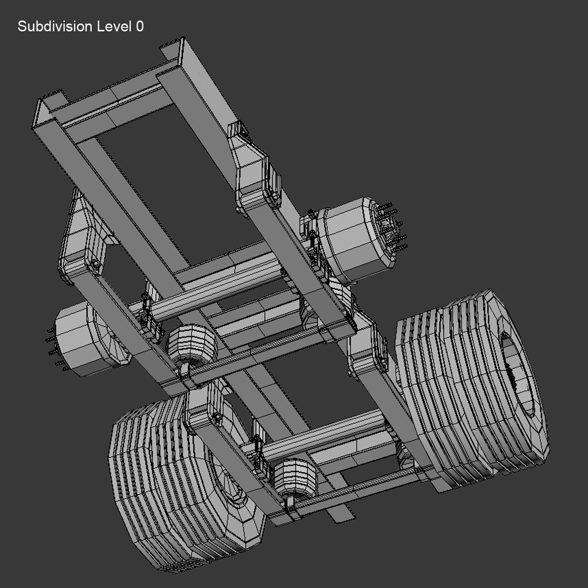 classic suspension 3d model