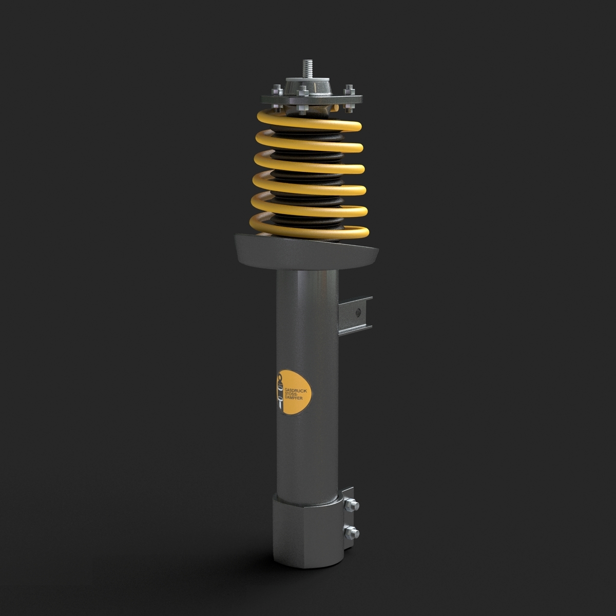 shock absorber 3d model