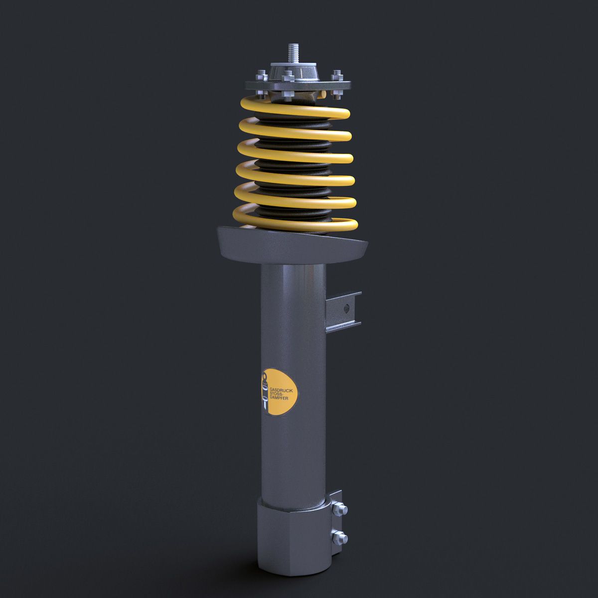 shock absorber 3d model