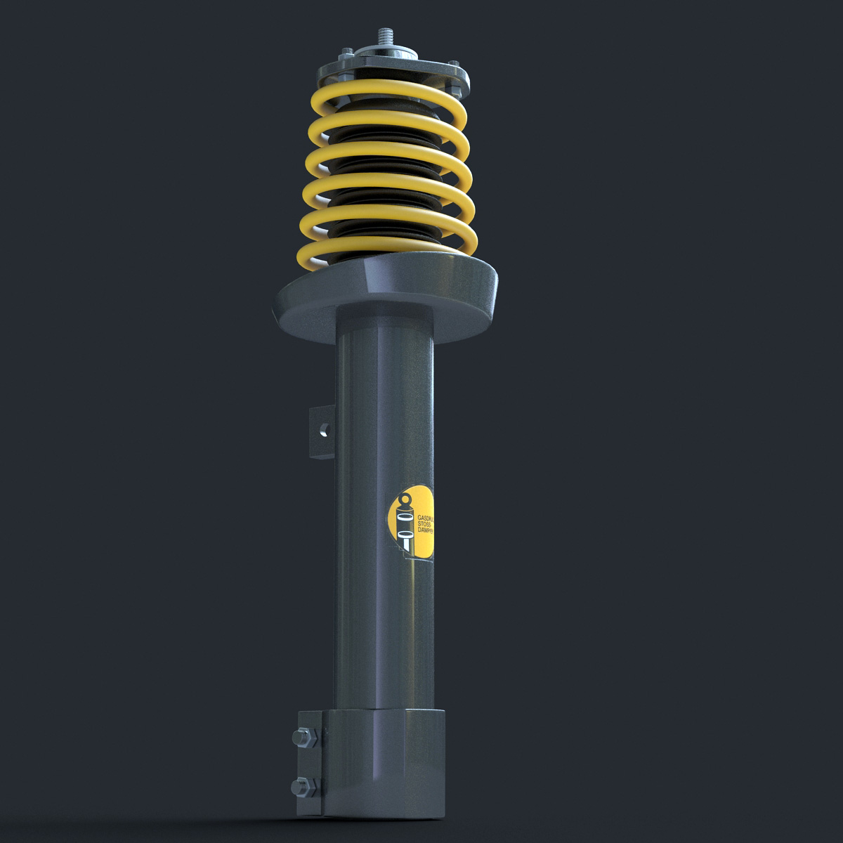 shock absorber 3d model