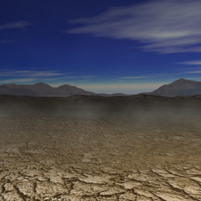 desert environment 3d model