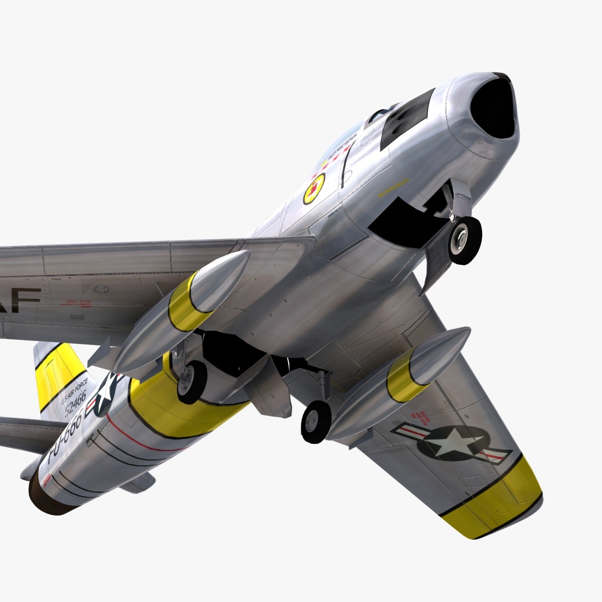 3d f-86 sabre model