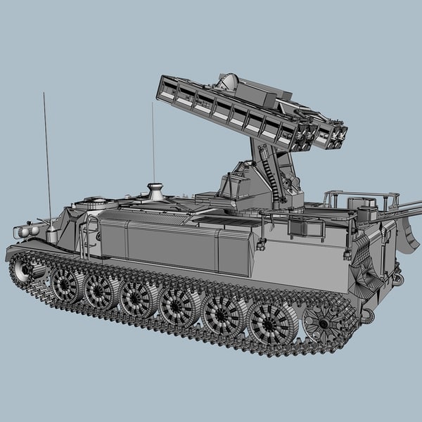 soviet sam sa-13 gopher 3d model