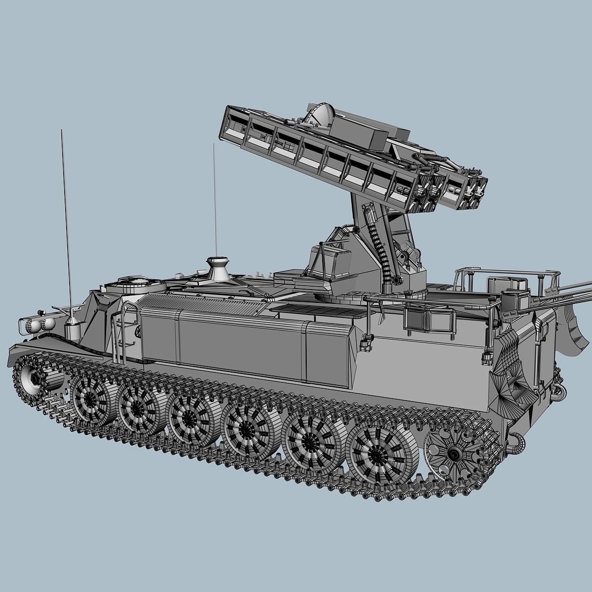 soviet sam sa-13 gopher 3d model