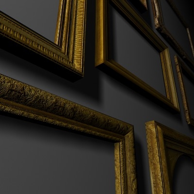 classical frames 3d model