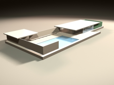 barcelona pavilion 3d model