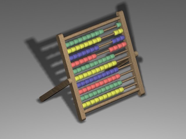 3d model abacus