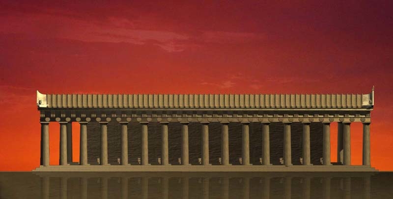 3d model parthenon