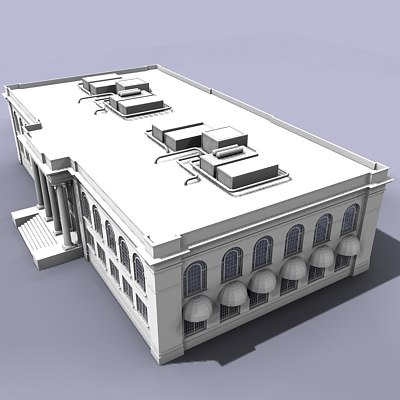 classic building 3d model