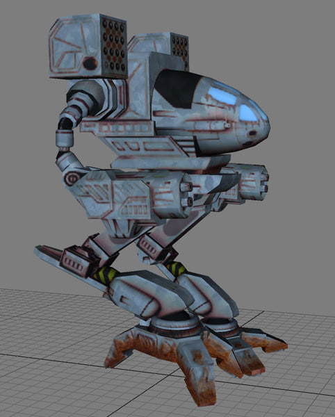 3d mech robot model