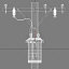 powerline transformer drum pole 3d model