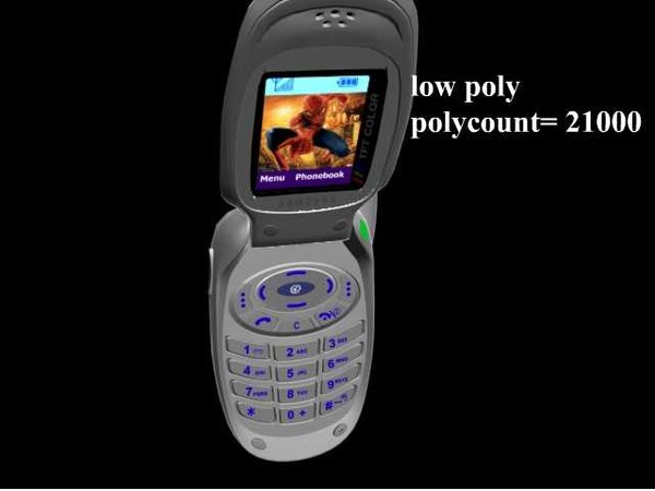 samsung sgh t100 cell phone 3d model