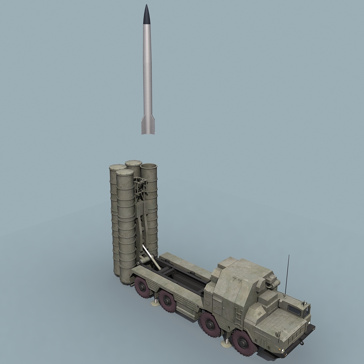 russian grumble sa-20 sam 3d model