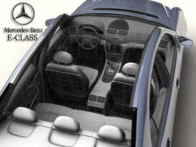 car interior 3d model