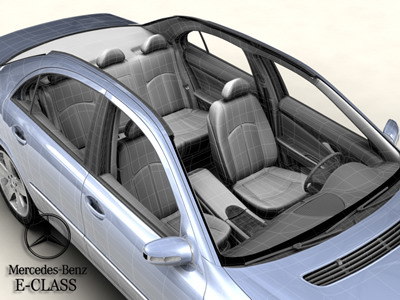 car interior 3d model