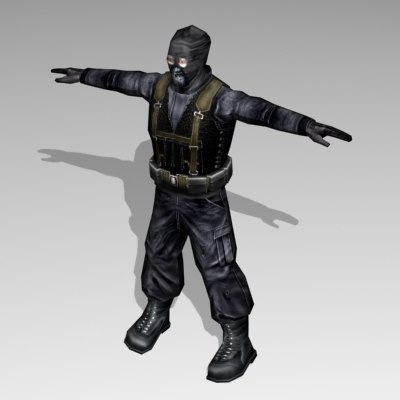 3d sas model