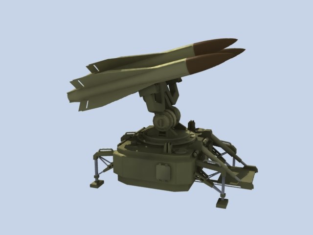 hawk sam 3d model