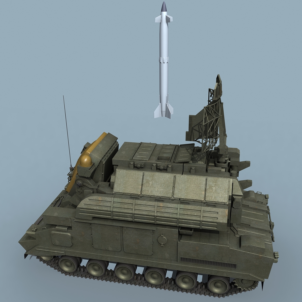 russian sam sa-15 gauntlet 3d model