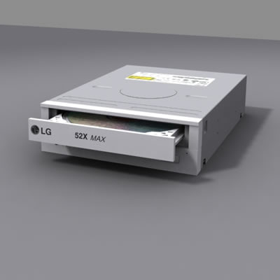 cd-rom drive cd cdrom 3d max