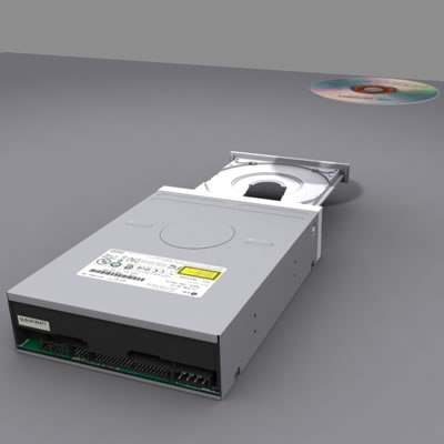 cd-rom drive cd cdrom 3d max