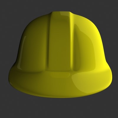 construction hard hat 3d model
