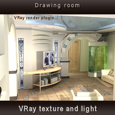 modern stylization design drawing 3d model