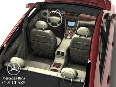 car interior 3d model