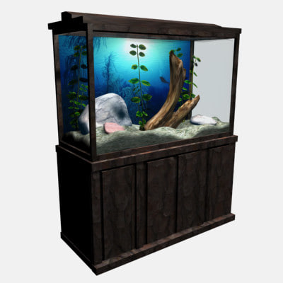 fish tank 3d model