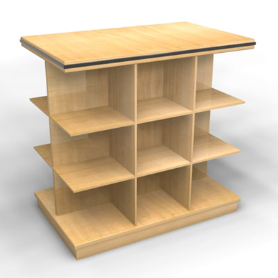 3d retail fixture displays