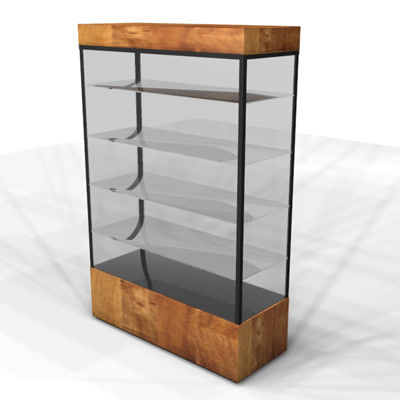 display case retail 3d model