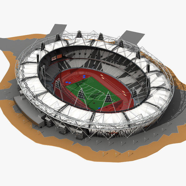 olympic stadium london 3d model