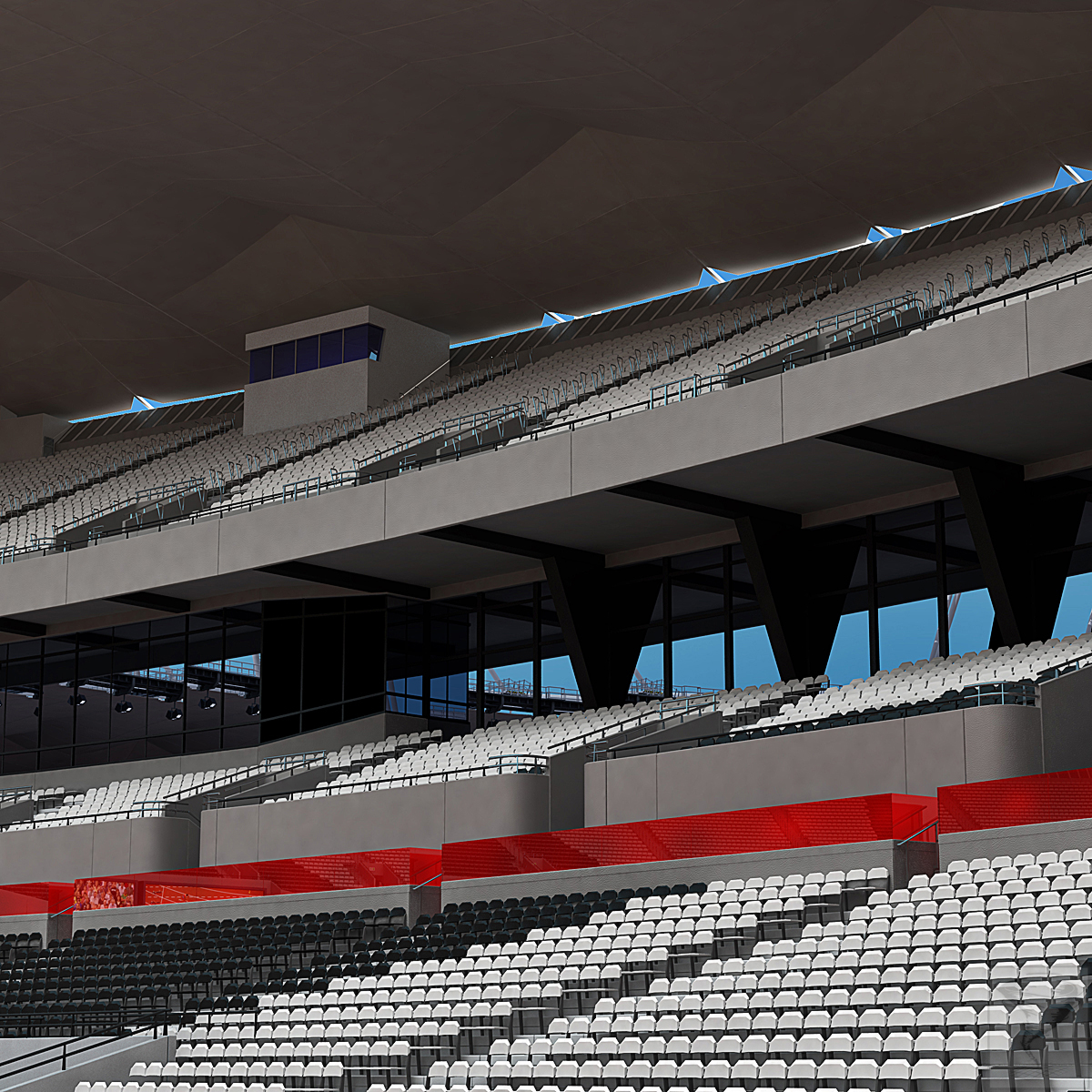 olympic stadium london 3d model