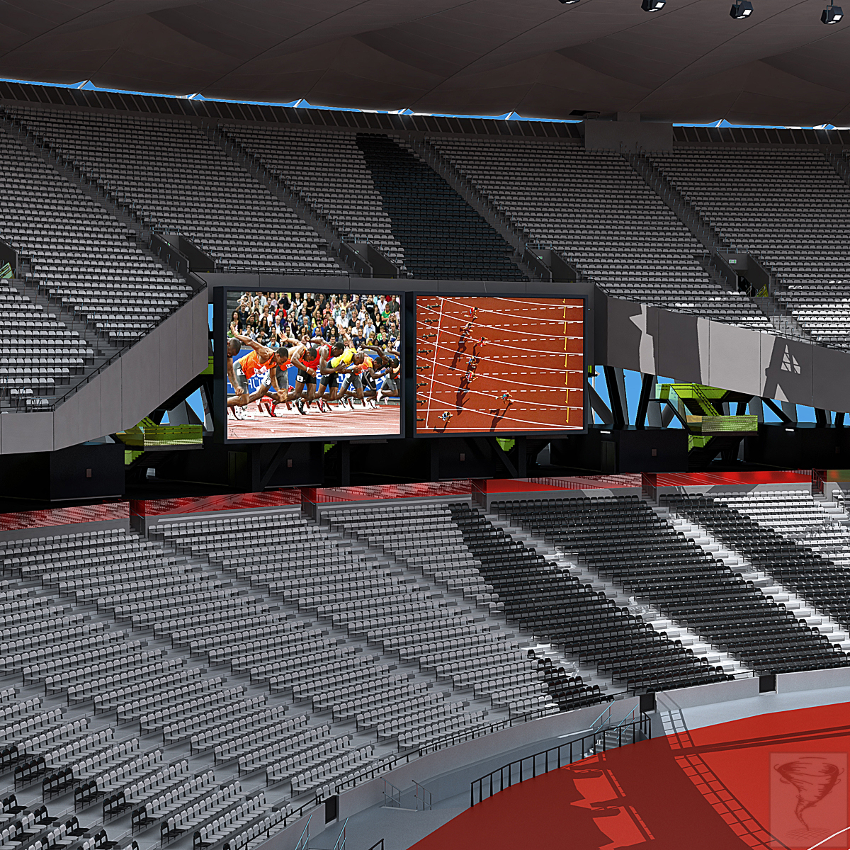 olympic stadium london 3d model