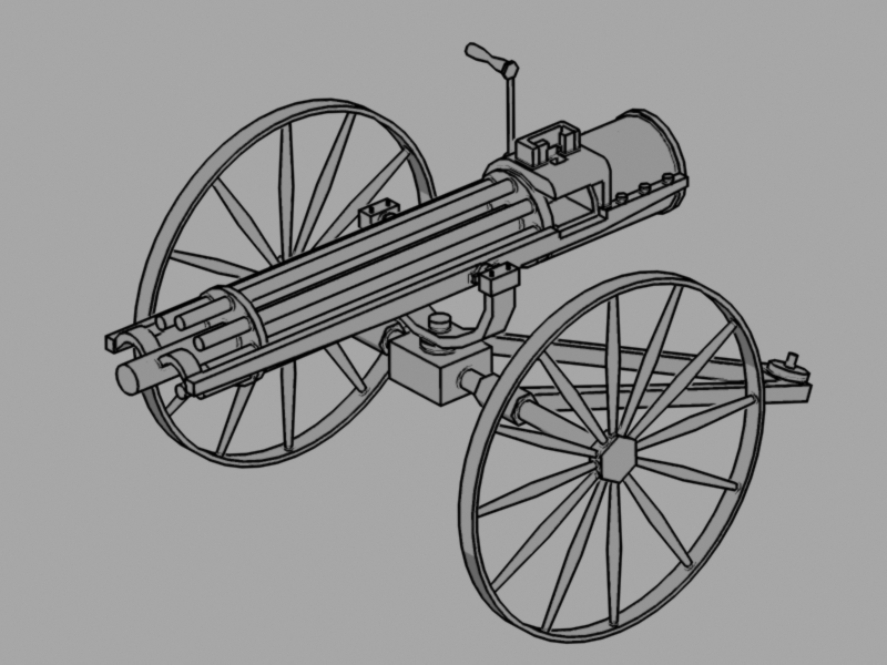gatling gun max