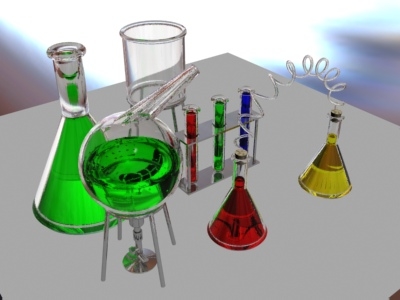 science equipment 3d model