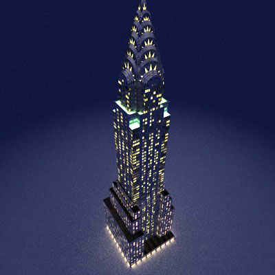 chrysler building 3d model