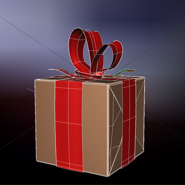 maya gift box animation