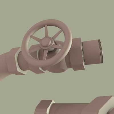 pipe fittings 3d model