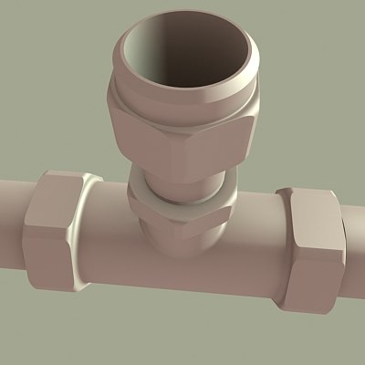 pipe fittings 3d model