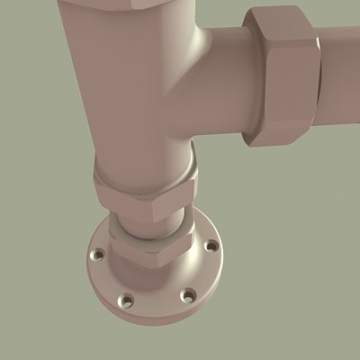 pipe fittings 3d model