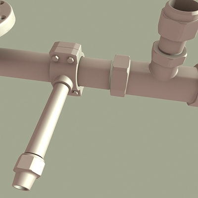 pipe fittings 3d model