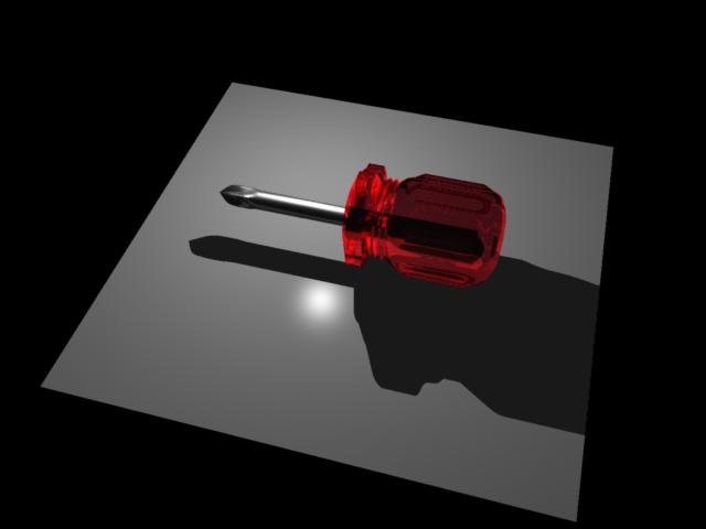 mini screwdriver 3d dxf