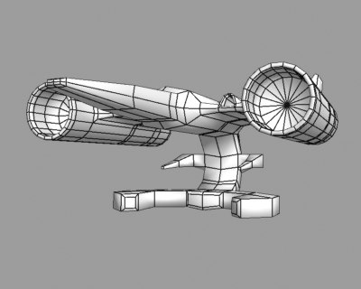 free spaceship 3d model