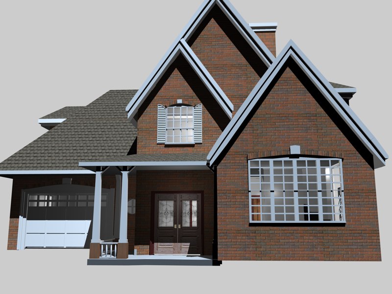 3d house model