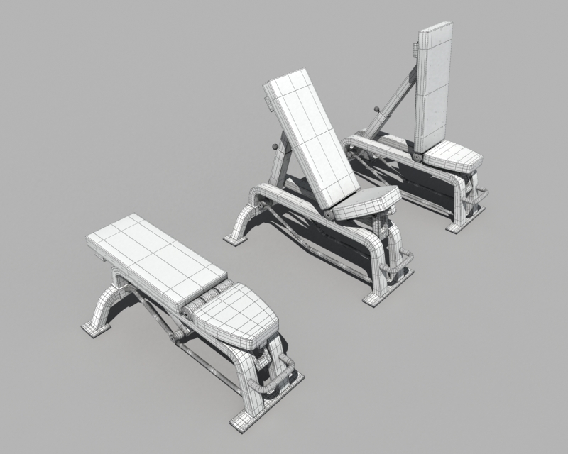 3d weight set model
