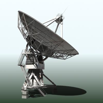 vla dish 3d model