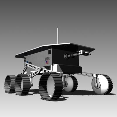3d model lunar rover concept